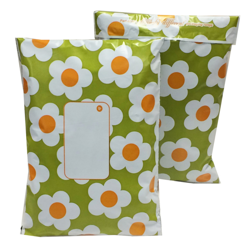 Printed Mailing Bags - Daisy - Packaging Products Online