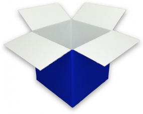 Coloured Cardboard Boxes - Blue - Packaging Products Online