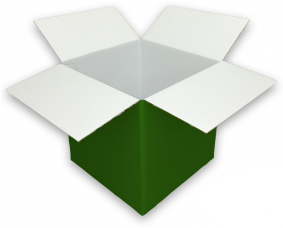 Coloured Cardboard Boxes - Green - Packaging Products Online